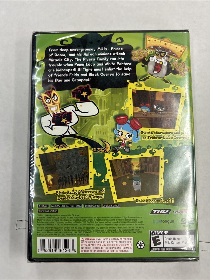 El Tigre PS2 (Brand New Factory Sealed US Version) Playstation 2 ...