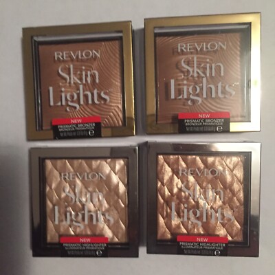 4 New Revlon Skin Lights Prismatic Highlighters/ Bronzers | eBay