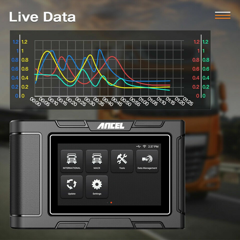 For Freightliner Peterbilt Heavy Duty Truck Scanner Diesel All System ...