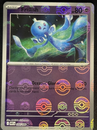 Frillish (Poke Ball Pattern) #044/086 SV: White Flare Pokemon Card TCG ...