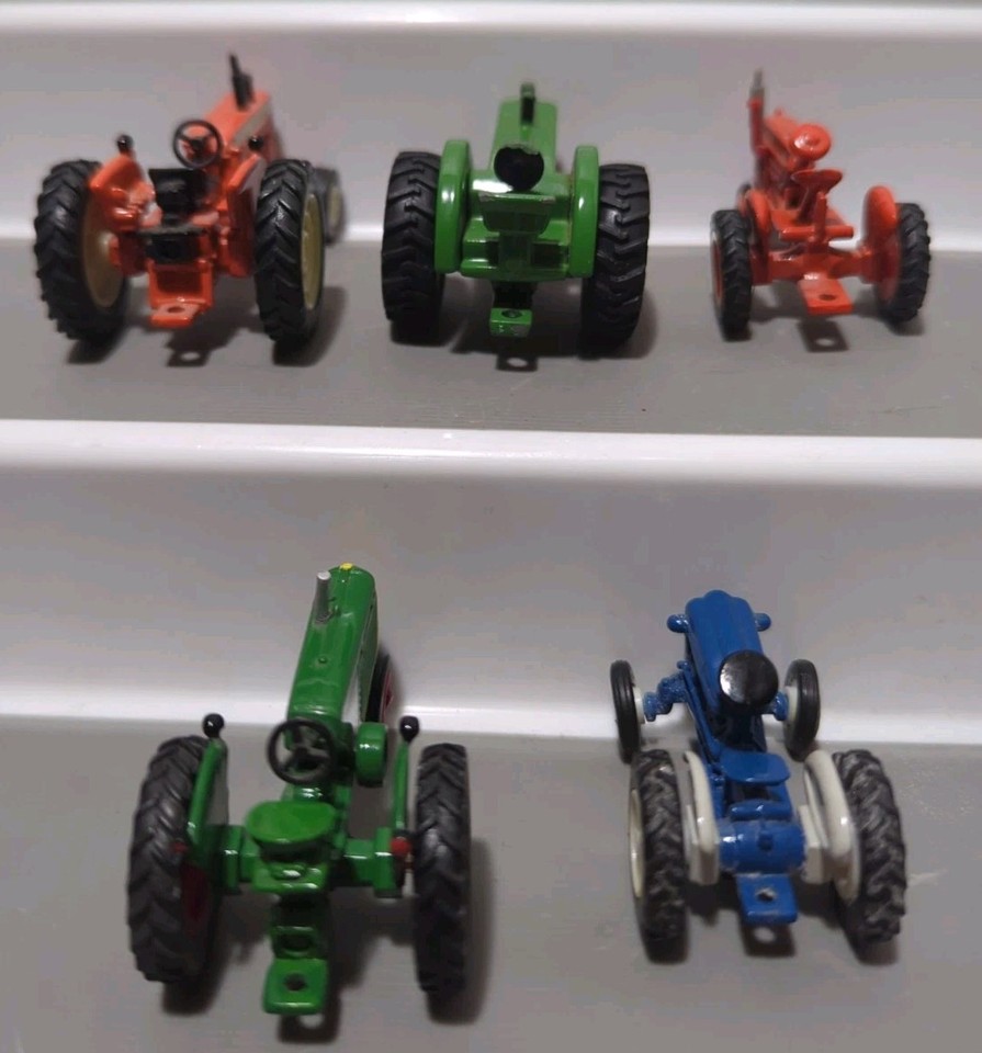 ERTL Miniature Die Cast Tractor Lot Of 5 Tractors 1/64 Scale | eBay