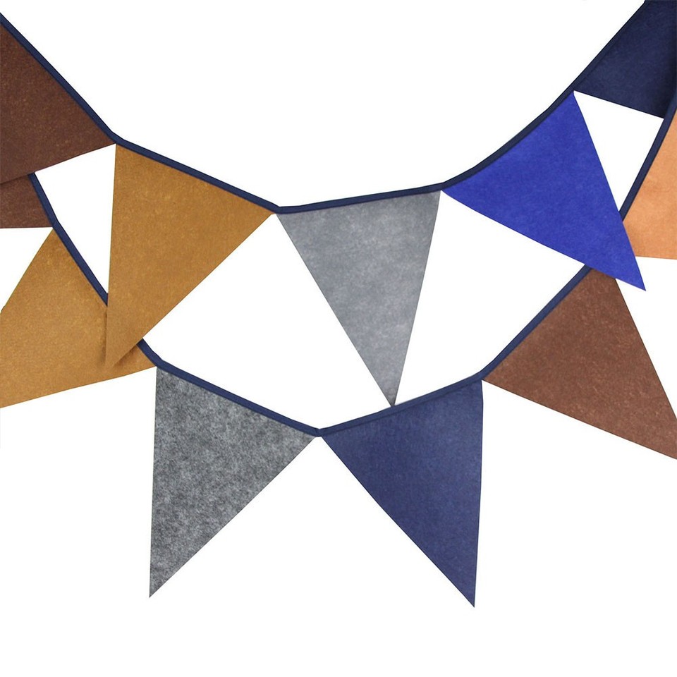 Birthday Party Hanging Flags Bridal Shower Garland Triangle Banner ...