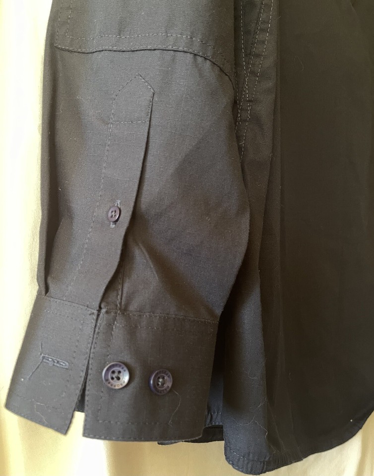 PROPPER, MEN'S REGULAR MEDIUM TACTICAL UNIFORM SHIRT, NAVY, ROLL TAB ...