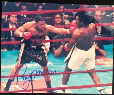 Ray Mercer Signed Autographed Boxing "Fight Action" 8x10 Photo - COA | eBay