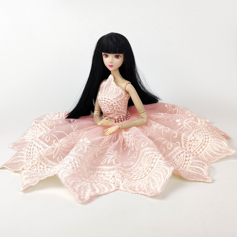 Light Pink Fashion Doll Clothes For 11.5" Doll Dress Outfits 1/6 ...