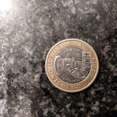 2014 £2 Pound Coin With Minting Error, Lord Kitchener Your Country ...