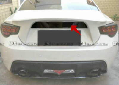 For Toyota FT86 GT86 FIT BRZ Rear Trunk Carbon Emblem Badge Garnish ...