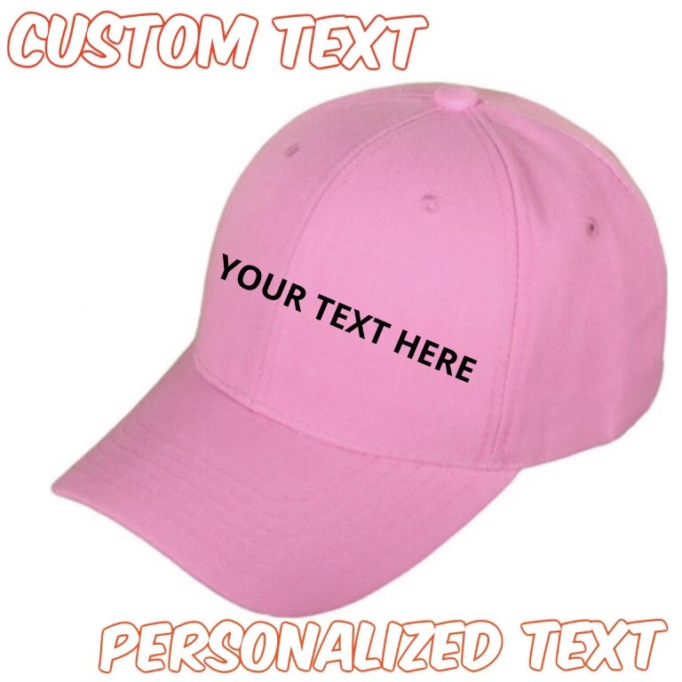PERSONALIZED Multi Color CUSTOM Embroidered Baseball Hats Caps ...