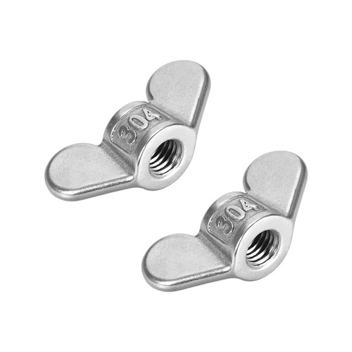 M12 Wing Nuts Stainless Steel 304 Hand Twist Tighten Ear Butterfly Nut ...