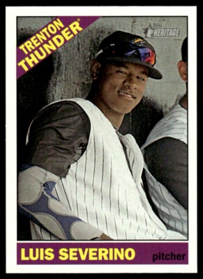 2015 Topps Heritage Minor League Luis Severino Trenton Thunder #150 | eBay