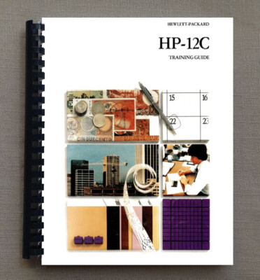 HP-12C Calculator HP-12C Training Guide user manual | eBay