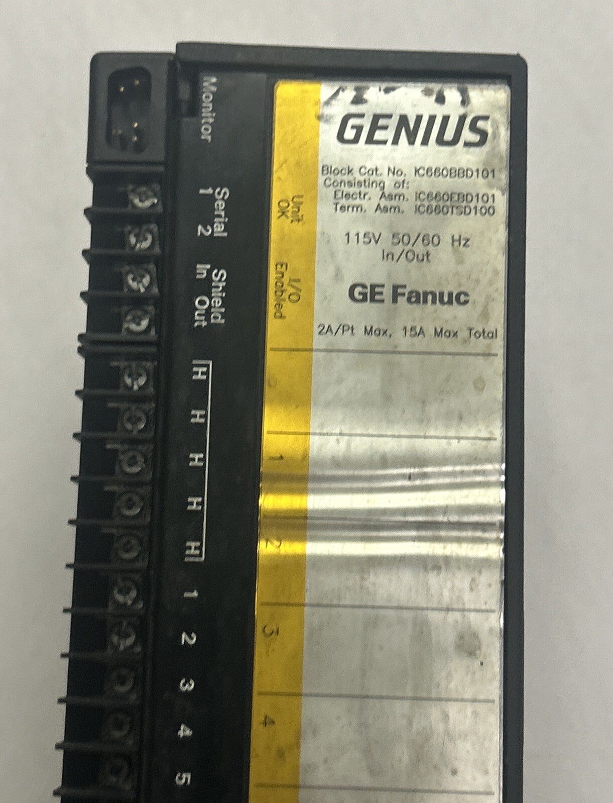 GE FANUC,IC660BBD101,GENIUS BLOCK I/O MODULE | eBay