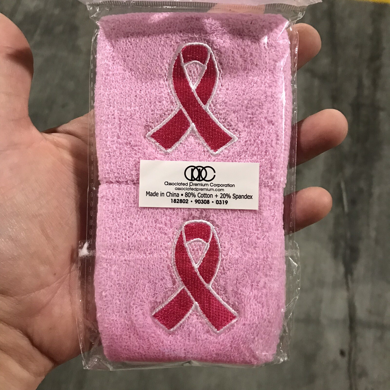 Brand New Cincinnati Reds Pink Cancer Awareness Wristbands Sweatbands ...