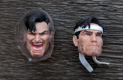 Marvel Legends PUNISHER 2 HEAD LOT Custom Fodder (Bushwacker 2 Pack ...