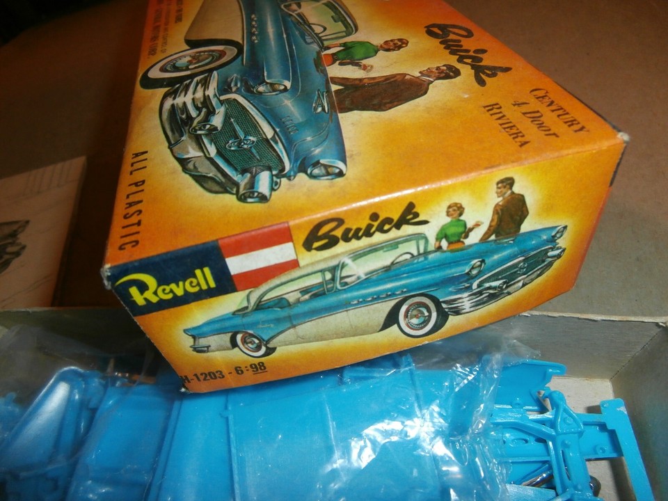 Vintage 1956 Revell Buick Century 4 Door Riviera Car Model Kit | eBay