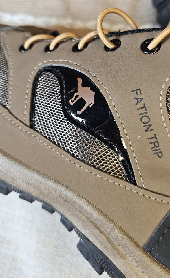 Fation Trip Men’s Orthopedic Shoes Sneakers Brown Black Size 45 EU U.S ...