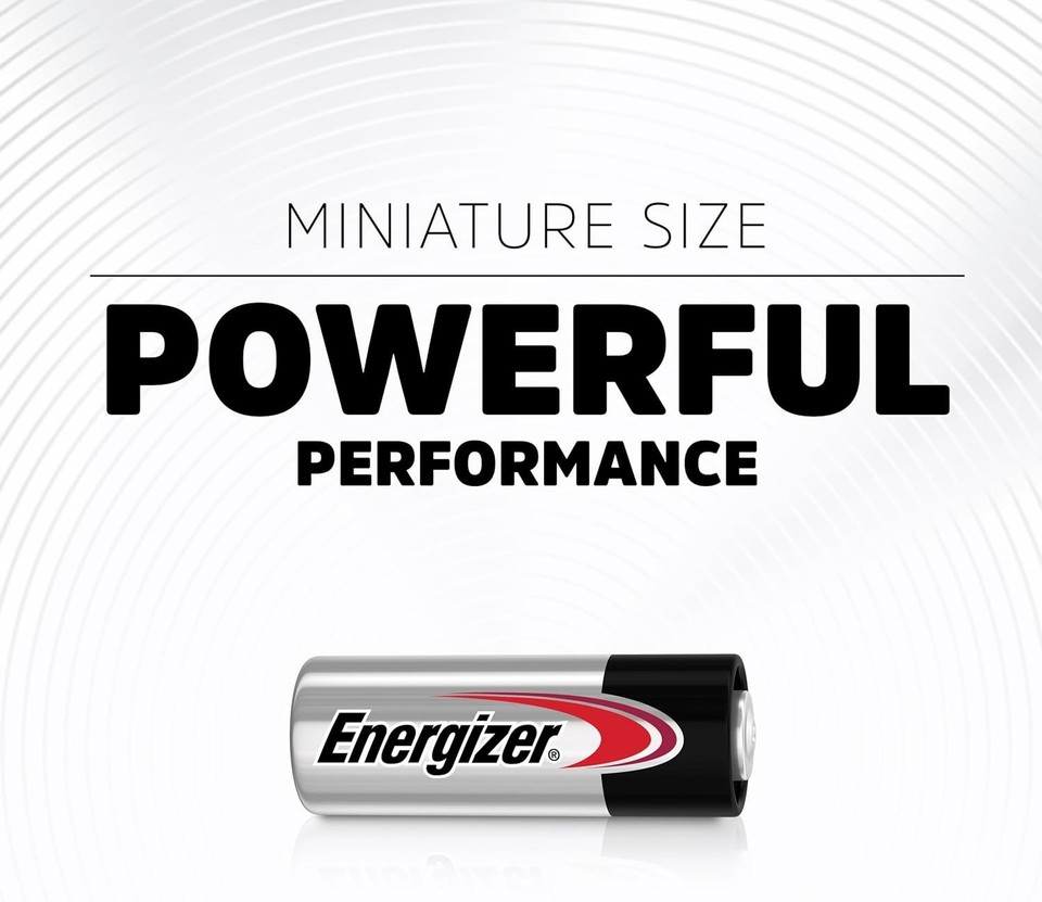 Energizer A23 Battery 12Volt 23AE 21/23 GP23 23A 23GA MN21 2 Pack ...
