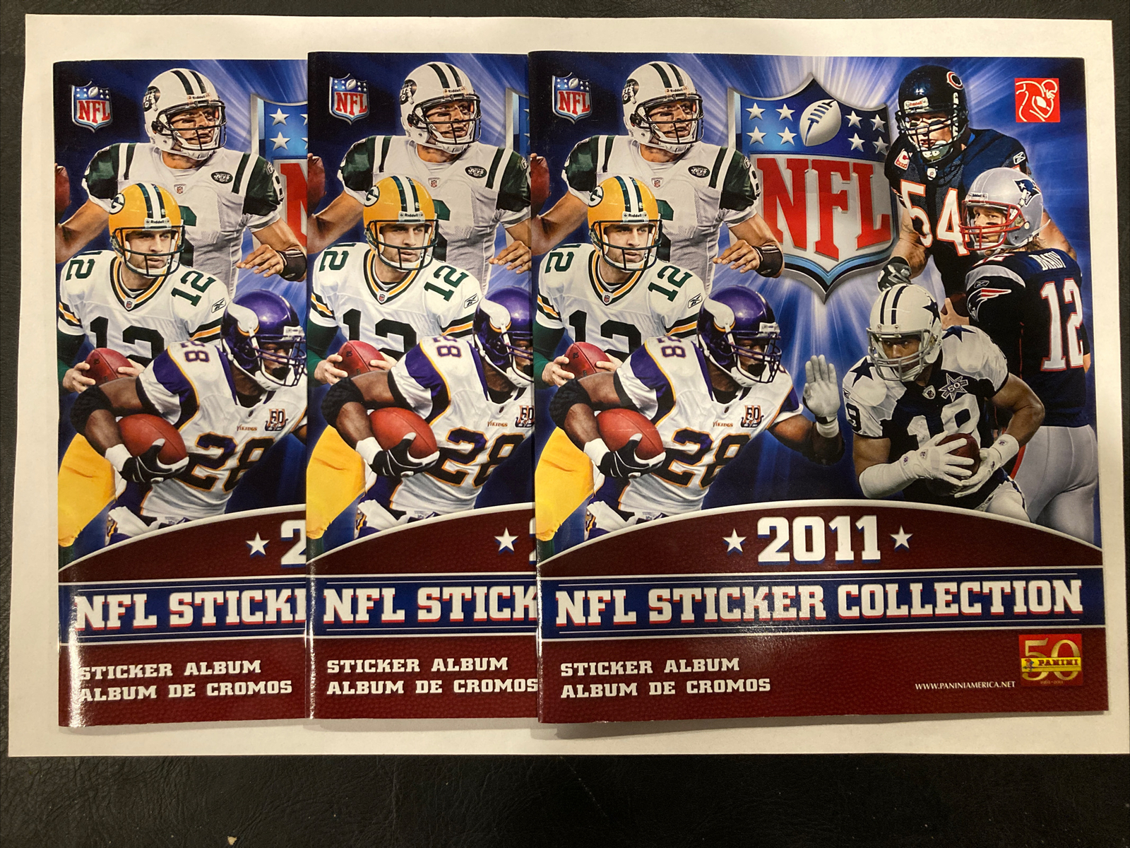 2011 Panini NFL Sticker Collection Album Unused Includes 10 Stickers | eBay