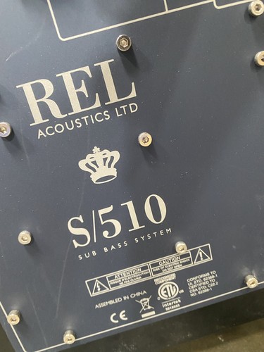 Rel S/510 Powered Audiophile Subwoofer Used | eBay
