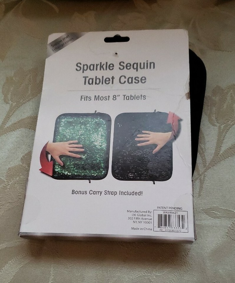 New, Reversible Sequin Tablet Case. 9" X 7 " | eBay