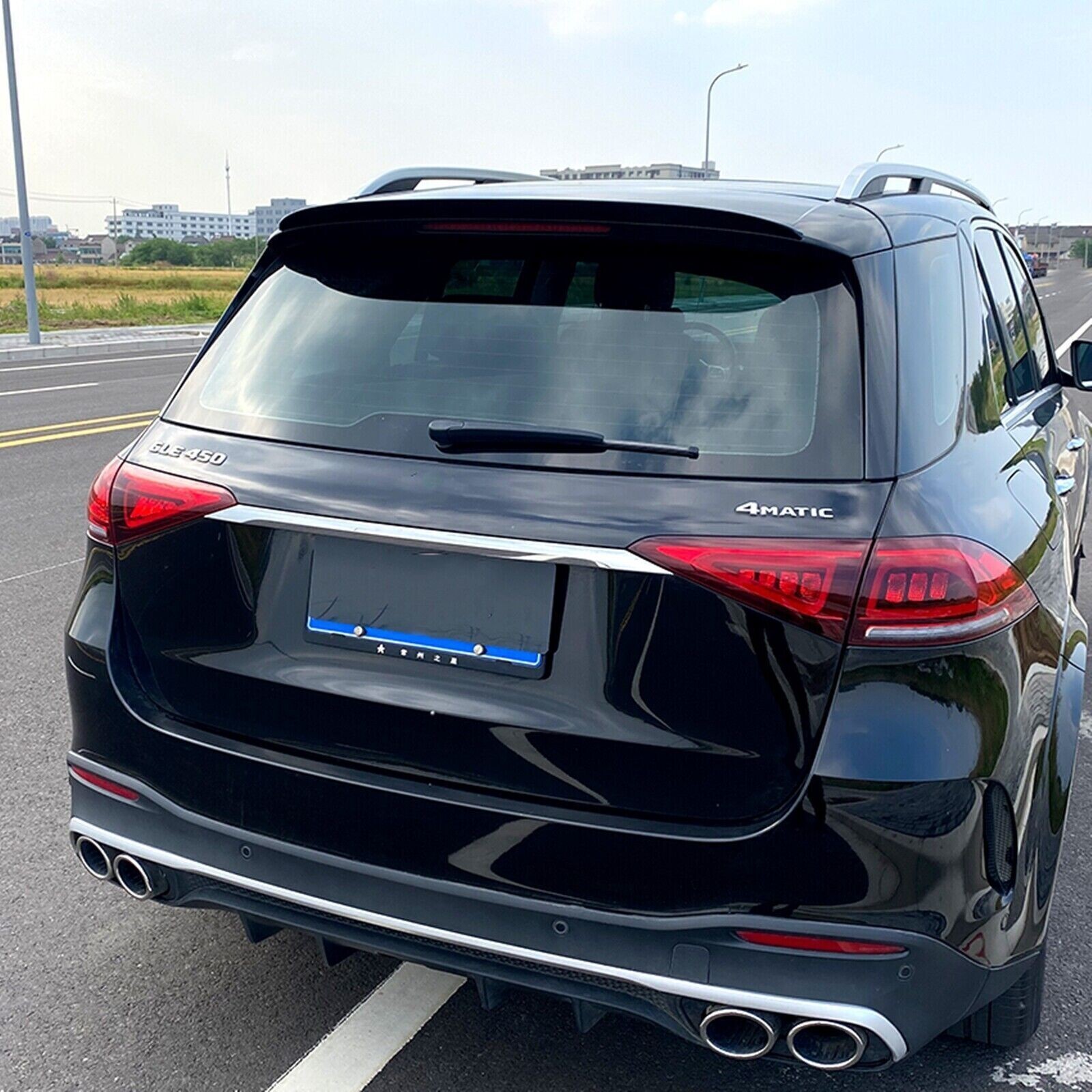 For Mercedes Benz GLE W167 C167 20-23 Front Lip Rear Trunk Spoiler ...