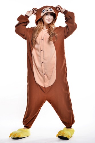Monkey Pajamas Women Adult Costume Men Kigurumi Animal Pyjamas Cosplay ...