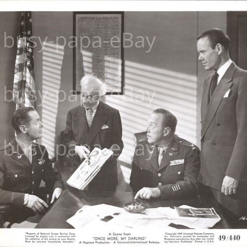 1949 Once More My Darling Robert Montgomery Ann Blyth Jane Cowl Charles ...