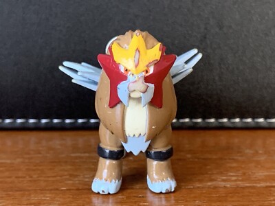 Pokemon Entei Figure POOR CONDITION Tomy Moncolle Vintage Authentic ...