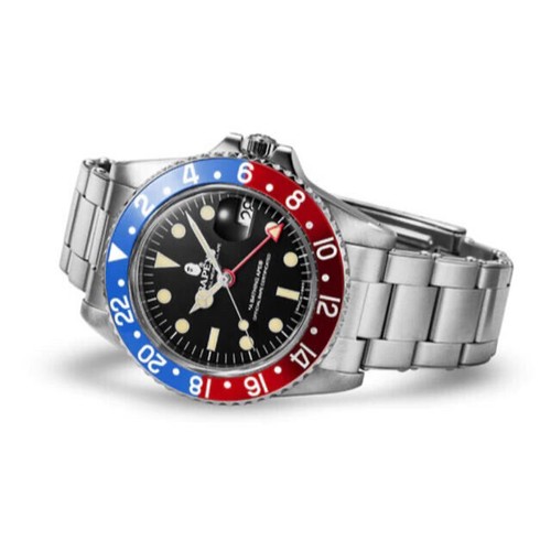 ZODIAC GMT Quartz Watch Pepsi Bezel Red Blue 40mm Men's Professional ...
