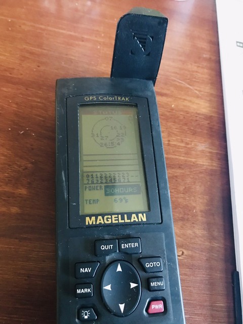 Magellan Color TRAK GPS Satellite Navigator #24-10057-000 WorKs No ...