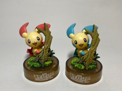 Plusle & Minun(2 pcs)Pokemon Monster Tomy Kaiyodo Collection Figure Toy ...