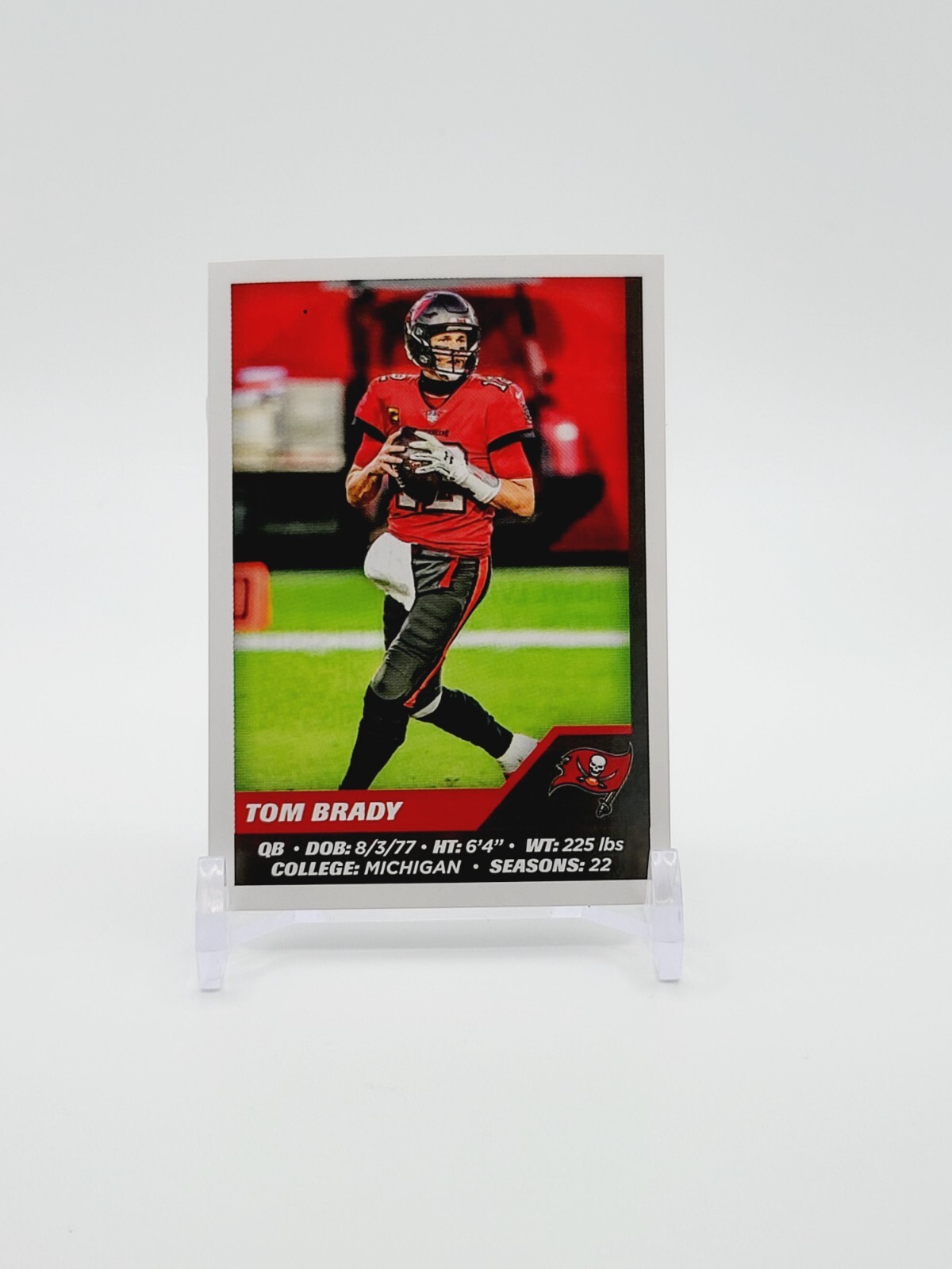 Tom Brady STICKER CARD 2021 Panini NFL Sticker Card Collection #475 ...