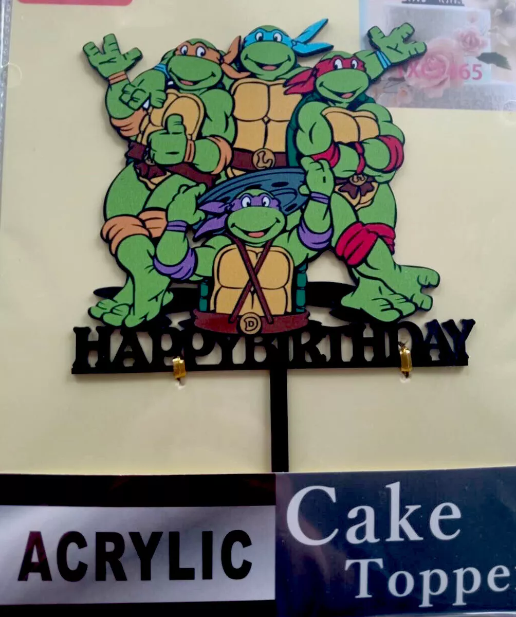 Ninja Turtles Birthday Cake Topper Template Printable DIY, 60% OFF