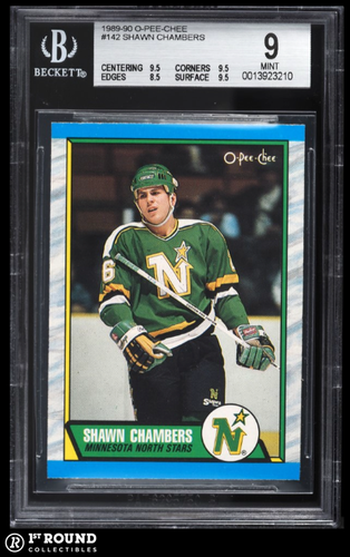 Shawn Chambers RC BGS 9+: 1989-90 O-Pee-Chee Rookie Card | eBay