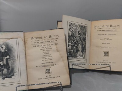HONORE DE BALZAC 1900 Volume Book HC Set of 2 | eBay