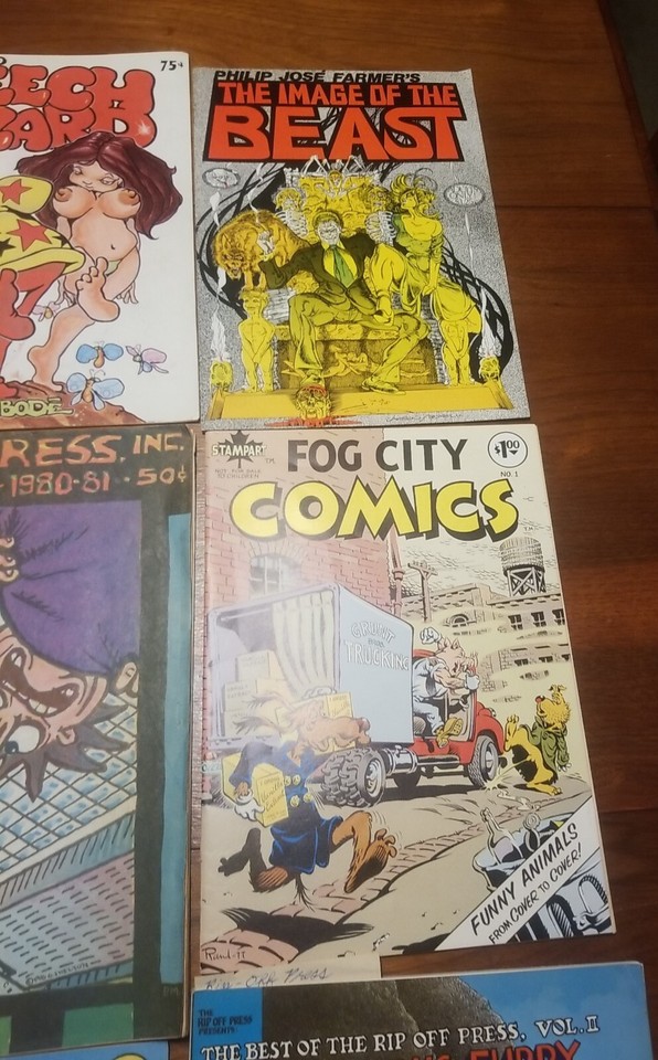 The Collected Cheech Wizard Vaughn Bode 1972 RIP Off Press 80-81 Freak ...