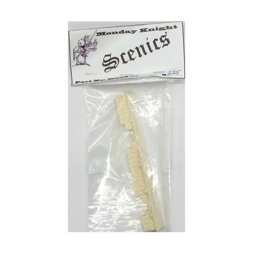 Monday Knight Resin Terrain 28mm Low Wall Section - Damaged Pack New | eBay
