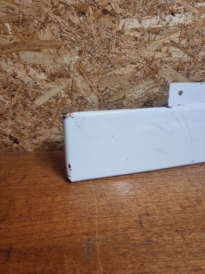 Vintage White Enamel Number Plate Blank Classic Car | eBay UK