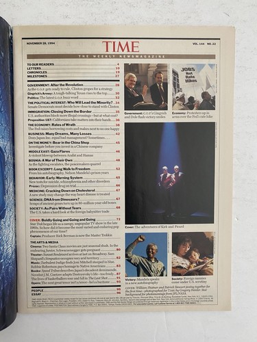 Time Magazine November 28 1994 Star Trek | eBay