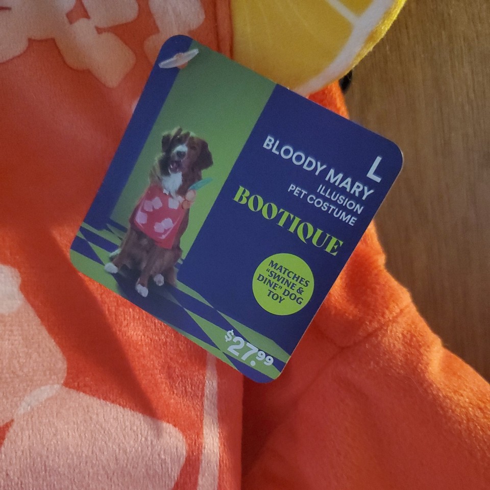 New Bootique Bloody Mary Illusion Pet Halloween Costume, Size Large | eBay