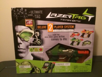 TIGER ELECTRONICS - LAZER TAG : TEAM OPS DELUXE 2 Player System Brand ...