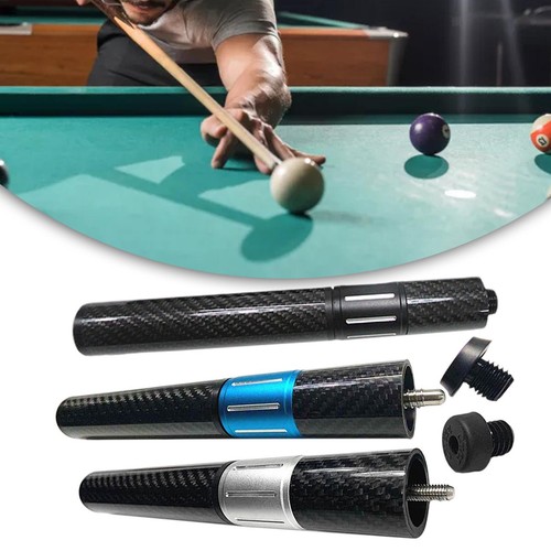 Pool Cue Butt End Extender Carbon Fiber for Billiards Lengthen Tools ...