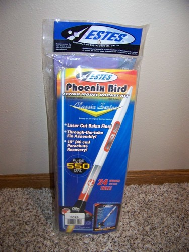 Estes Phoenix Bird Model Rocket Kit #3024 NEW SEALED PACKAGE | eBay