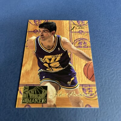 1995 Flair Play Maker John Stockton | eBay