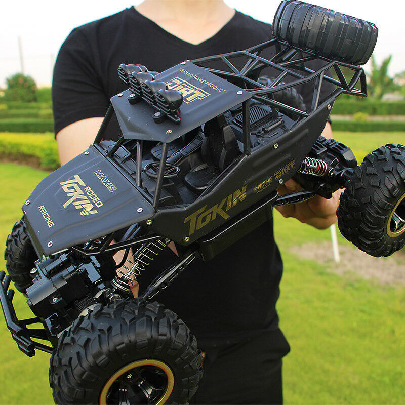 X Large Remote Control RC Cars Big Wheel Car Monster Truck 4WD Kids Toy ...