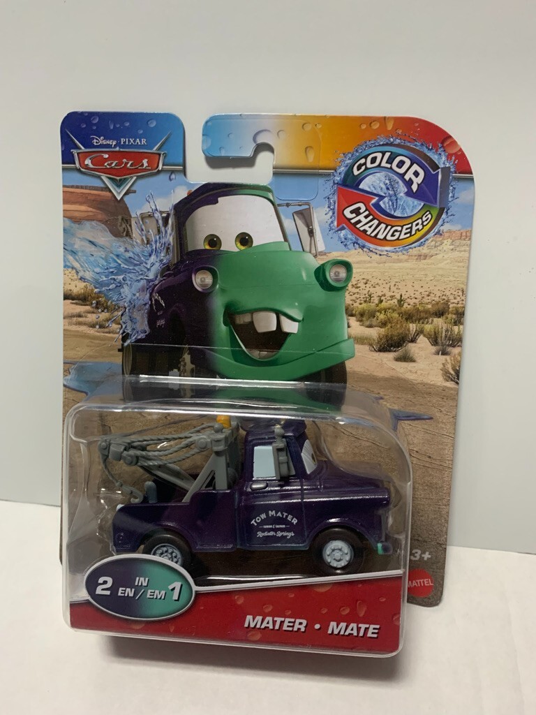 Disney Pixar The World of Cars Mater Color Changers 2 in 1 New Loose