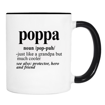 Poppa Noun - 11 oz Mug - Poppa Gift - Poppa Mug - Pregnancy Reveal | eBay