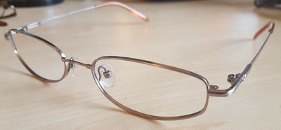 GOLD/LIGHT BROWN MODERN Designer Eyeglass Frames 49 [] 18 135 mm | eBay