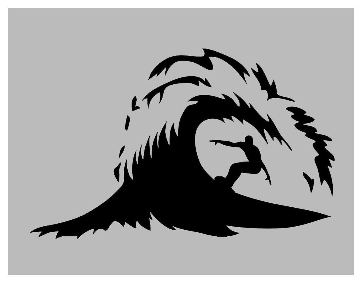 Surf Stencil Stencil MYA Composition 264 Surf Camp