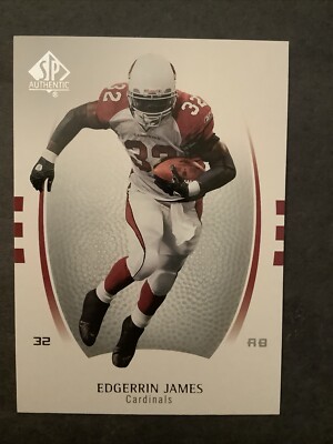 2007 SP Authentic #33 Edgerrin James Arizona Cardinals | eBay